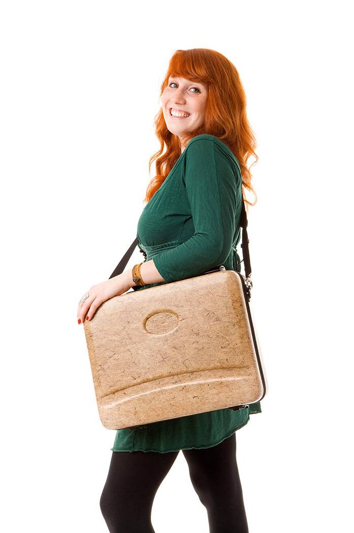 CannDig | Hard-shell hemp laptop case